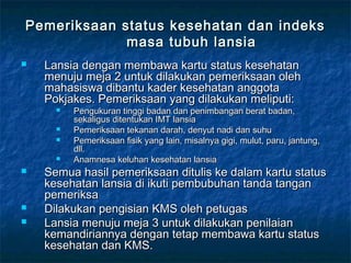 Posyandu-lansia | PPT