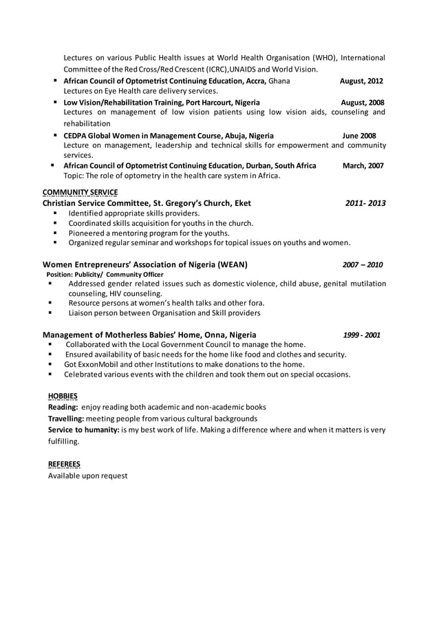 Elsie Ifon Current CV | DOCX