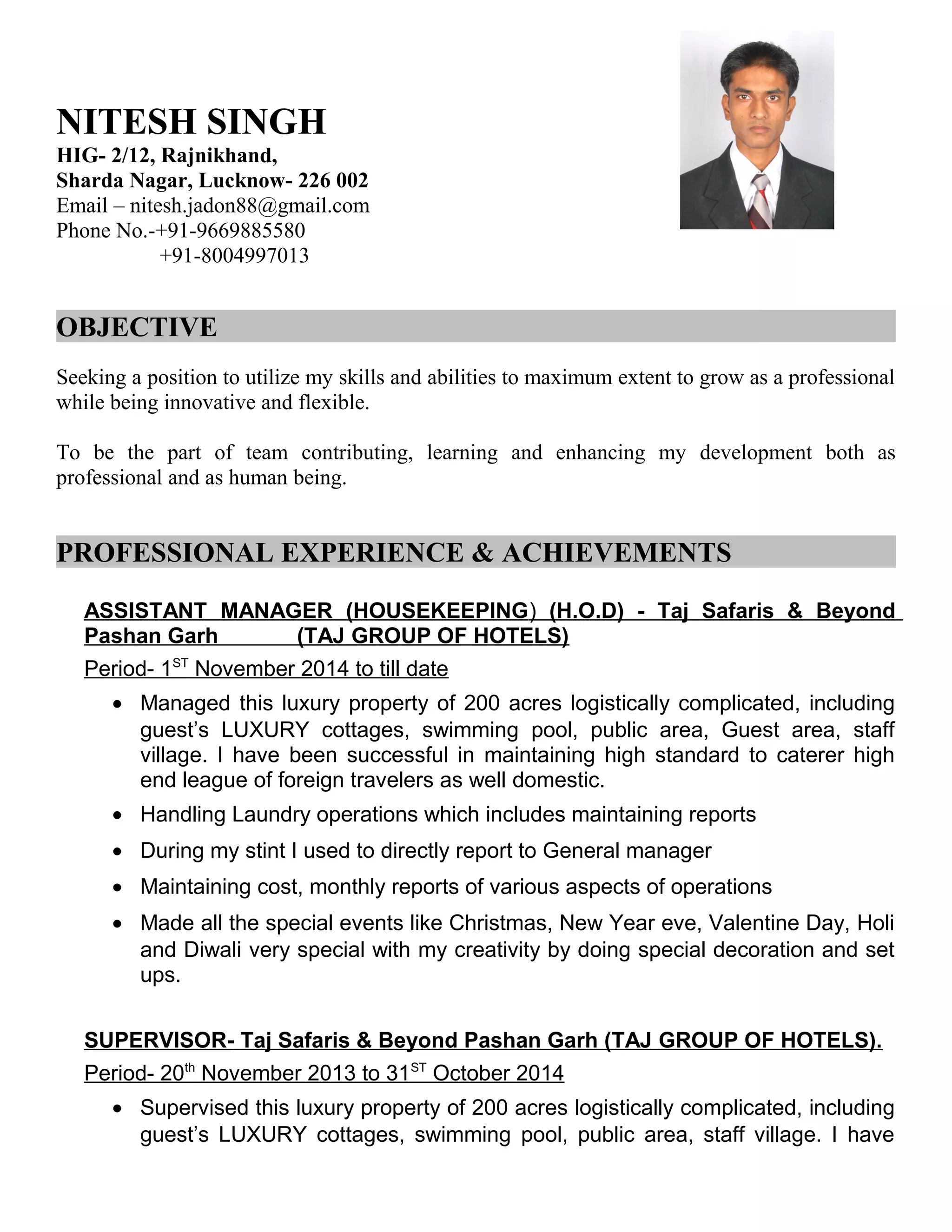 Nitesh.Resume | PDF