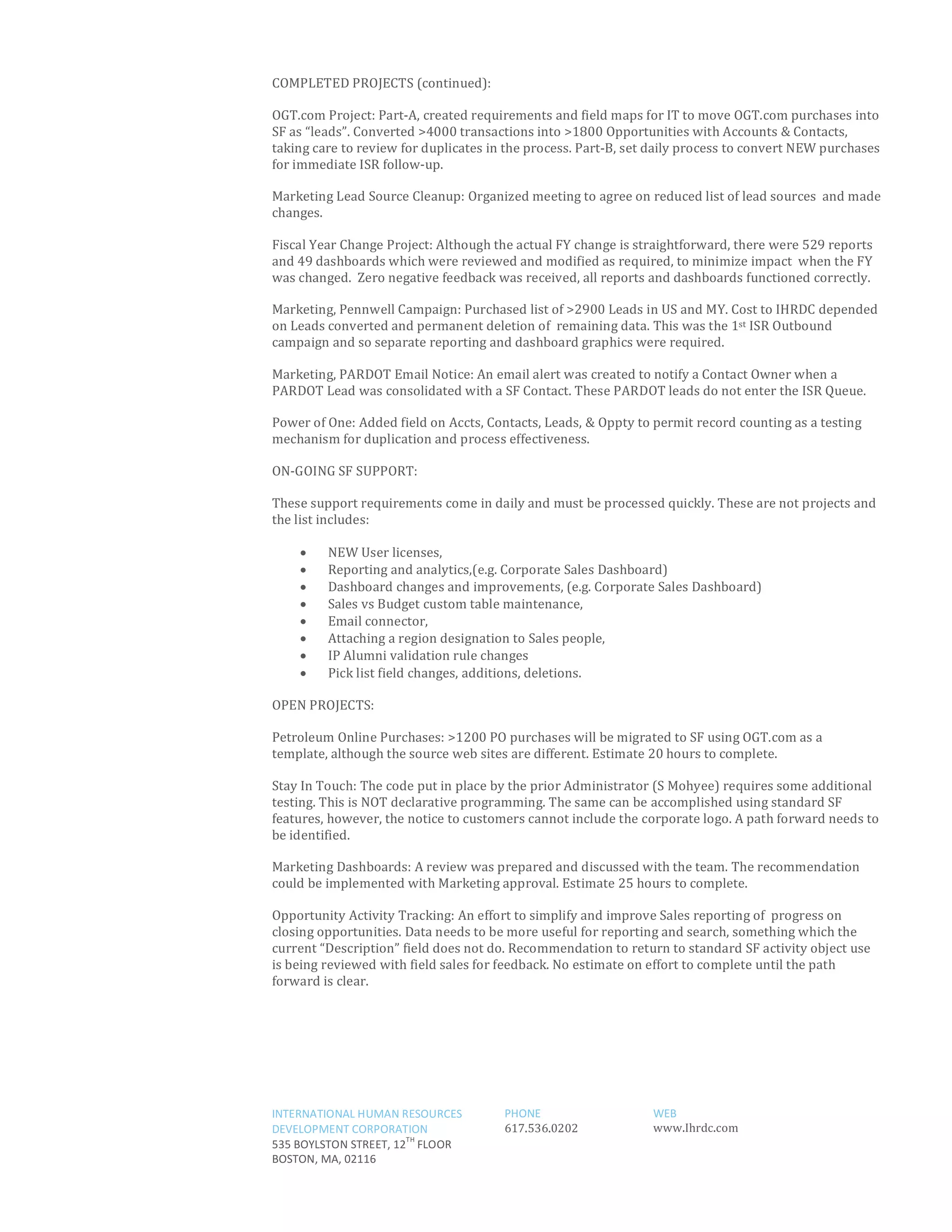 IHRDC consulting report PDF | PDF