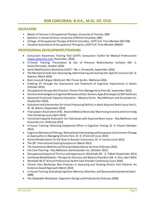 RobC.CV.refunction | DOCX | Death, Injury, or Military Conflict ...