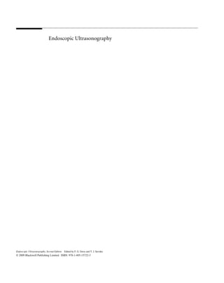 Endoscopic Ultrasonography 2nd Edition Frank G. Gress | PDF