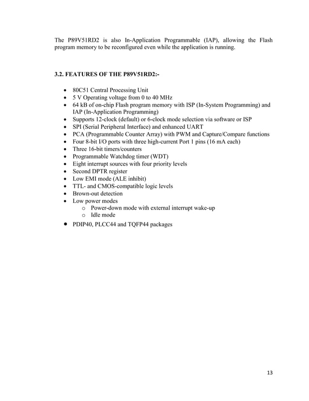 Embedded Systems Training Report | PDF | Programming Languages | Computing