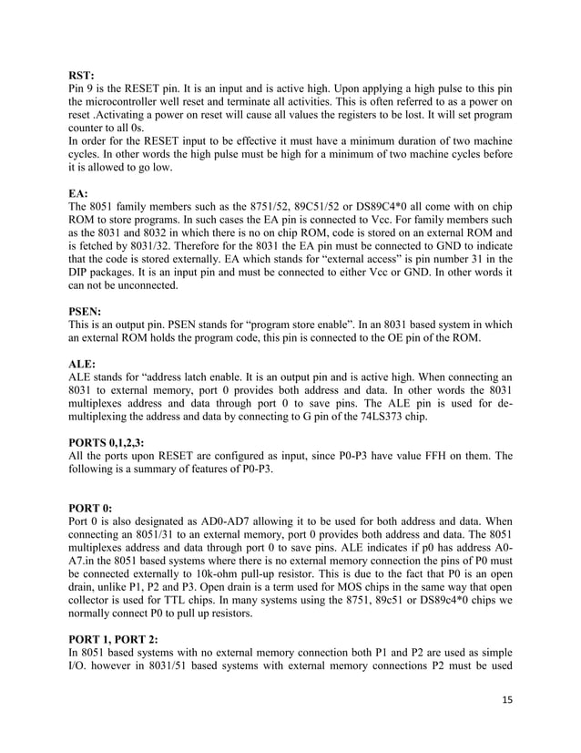 Embedded Systems Training Report | PDF | Programming Languages | Computing