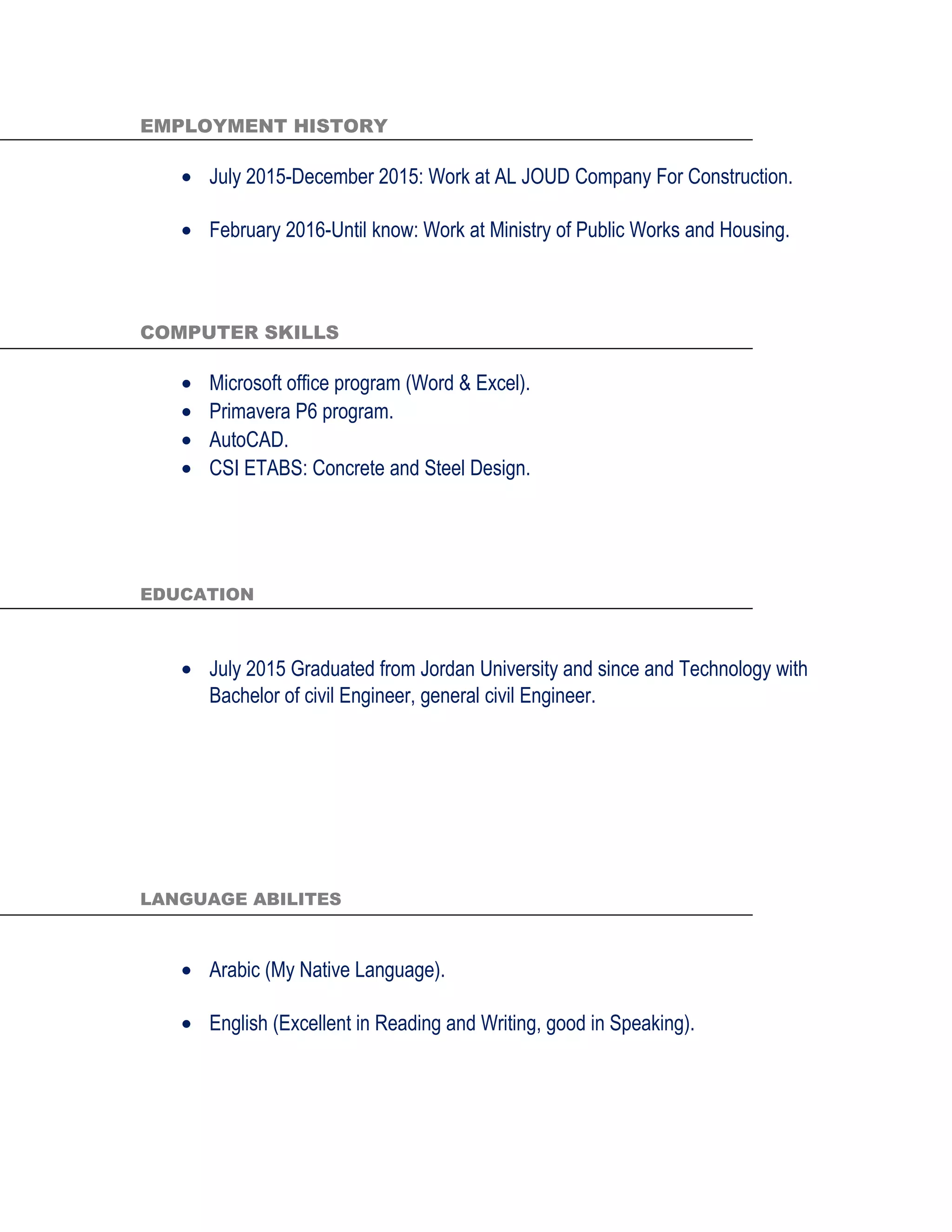Amer CV | PDF