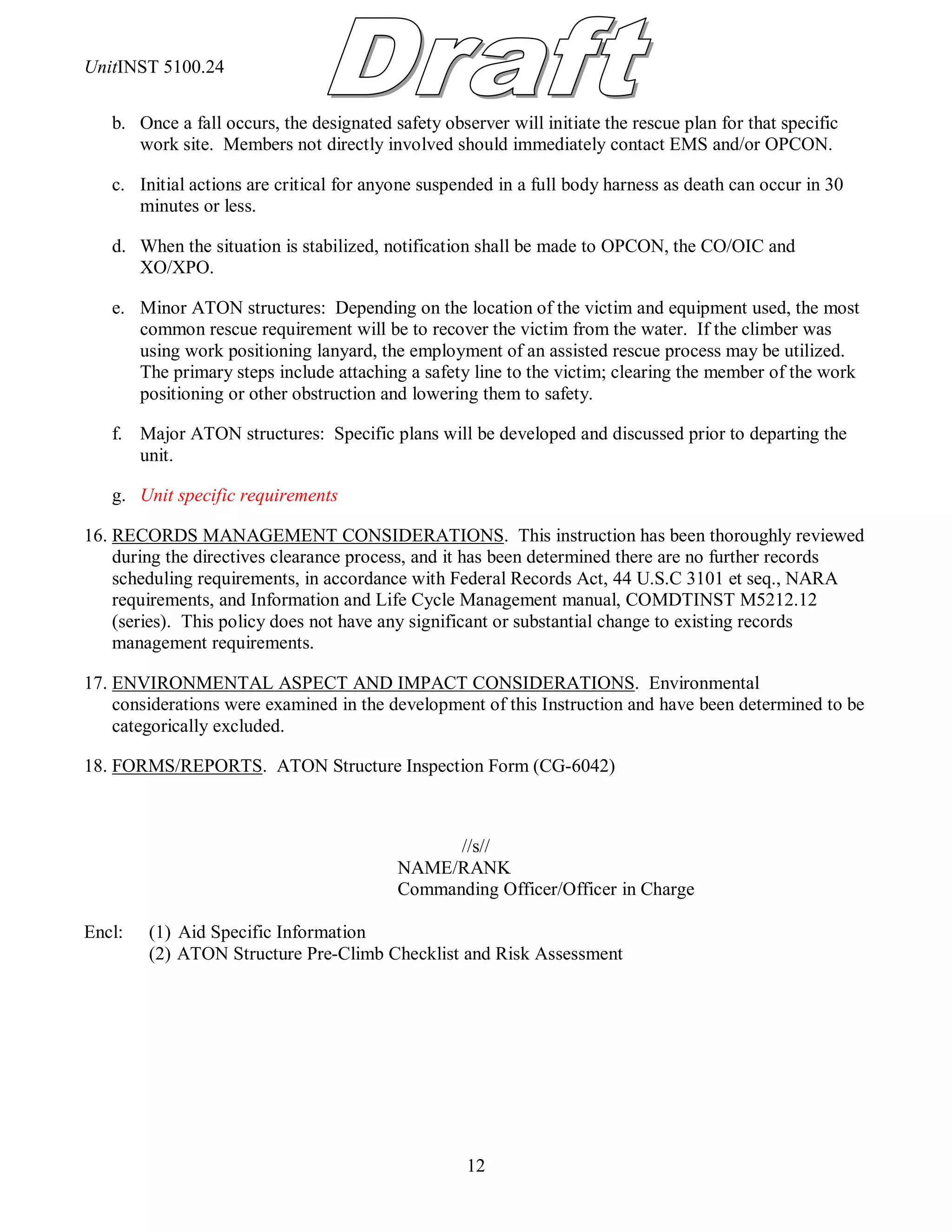 Fall Protection Plan Example Template | PDF