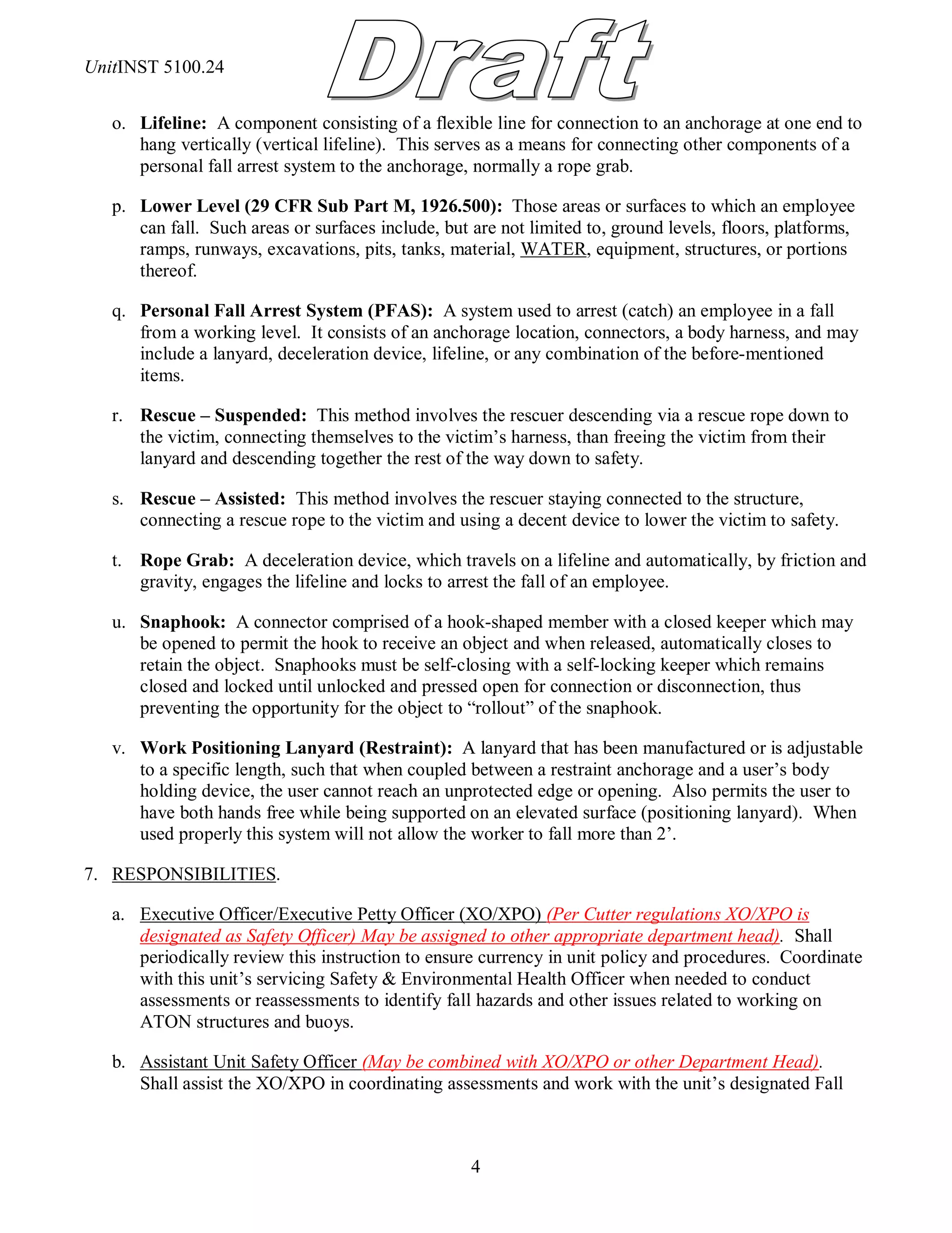 Fall Protection Plan Example Template | PDF