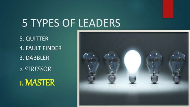 5 TYPES OF LEADERSHIP | PPTX