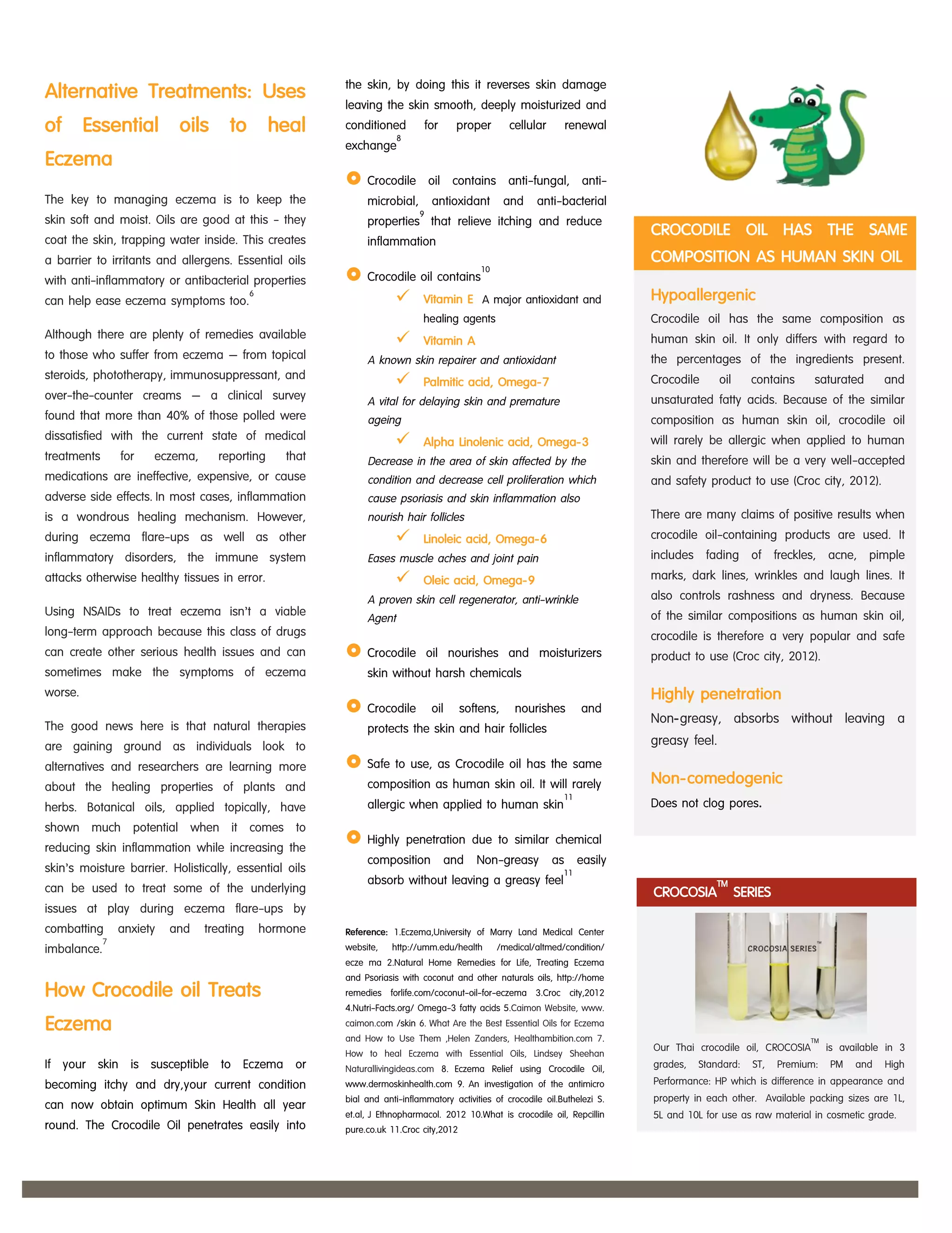 Crocodile oil with Eczema | PDF