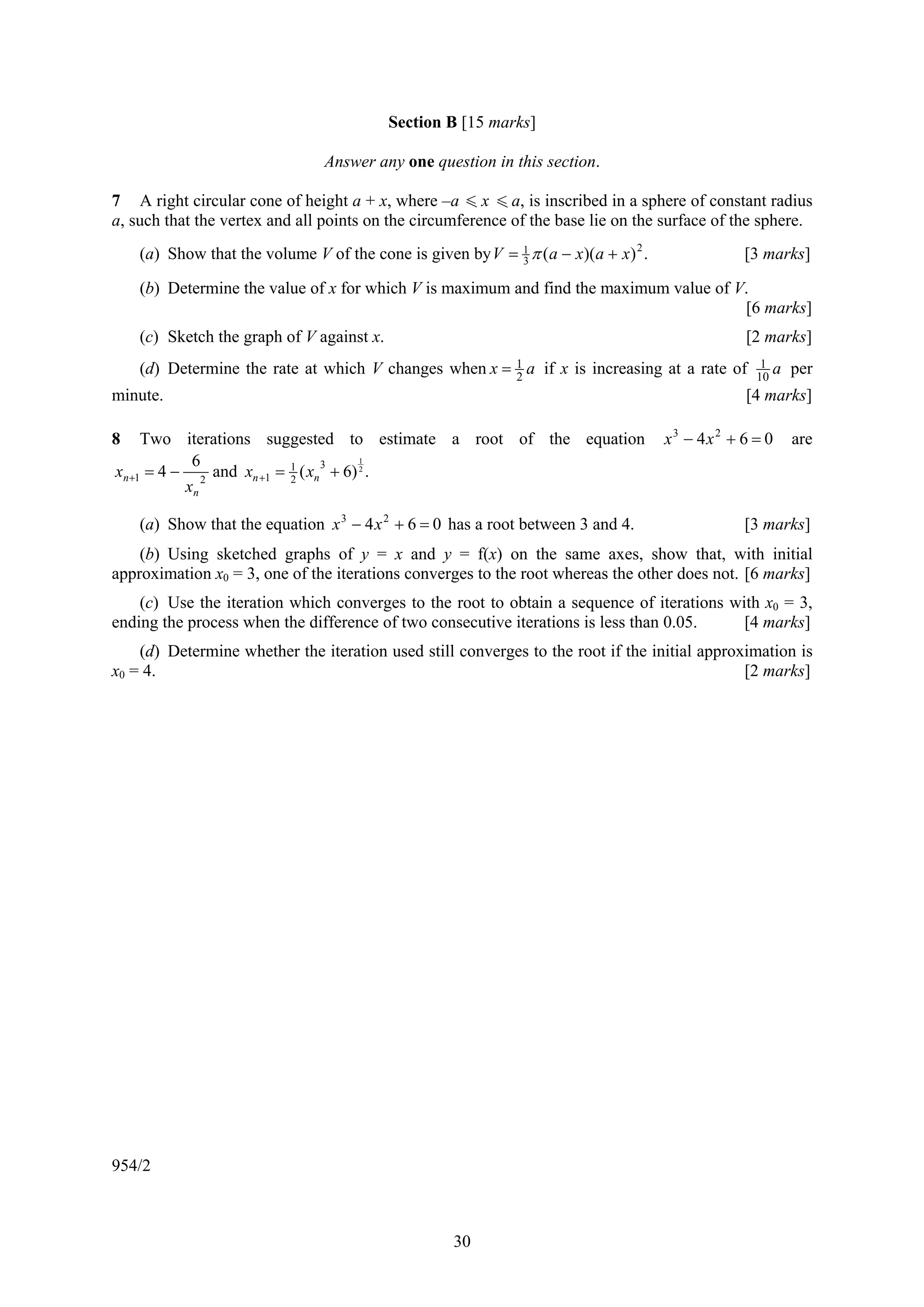954 Sukatan Pelajaran Matematik (T) STPM (Baharu) | PDF