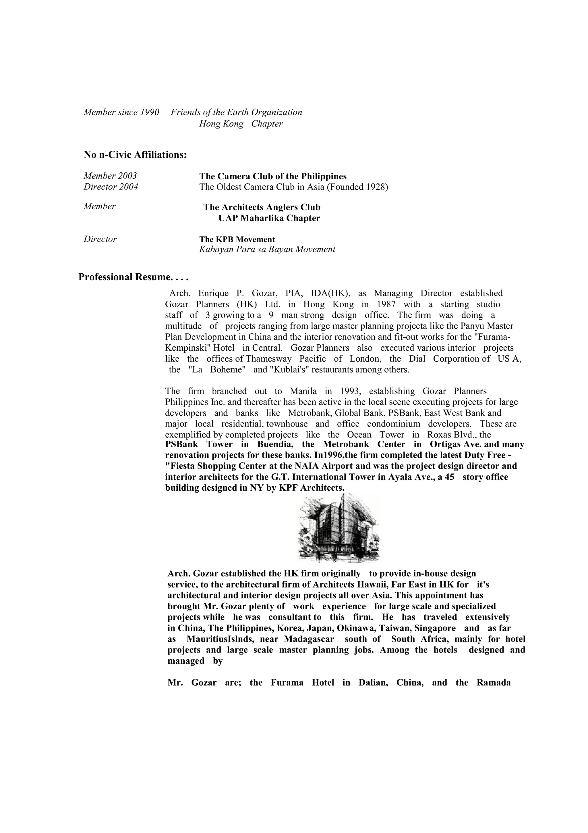 ARCH.GOZAR RESUME | PDF