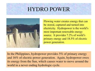 Introduction to hydropower and its working mechanism | PPT