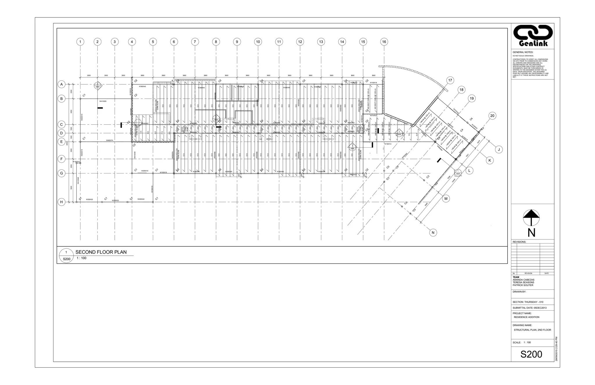 Residence addition _ Structural plans and details | PDF