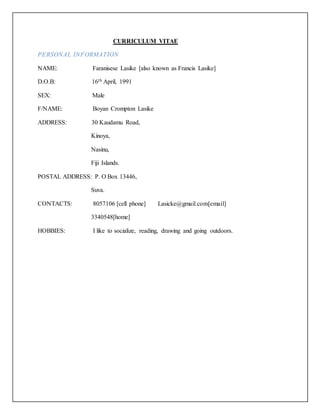 CURRICULUM VITAE | PDF