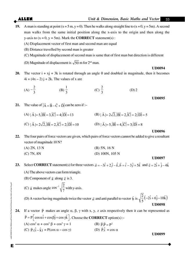 (Ebook) Allen Physics JEE Module by ALLEN Experts Faculty | PDF