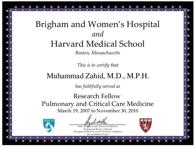 Harvard University Diploma Doctor Of Psychology