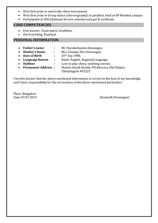 Resume Somnath | DOCX