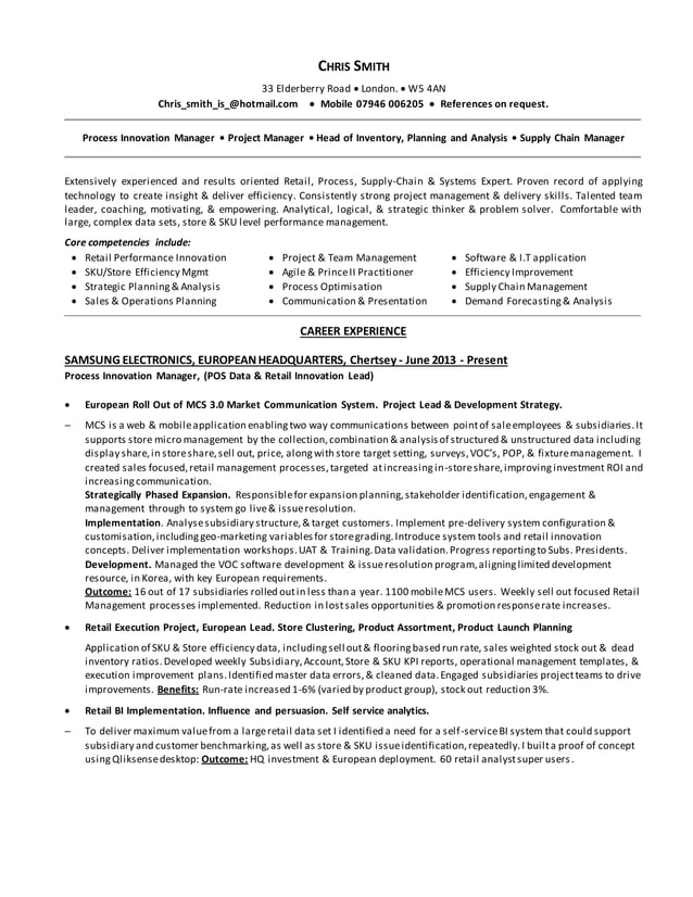 CHRIS_SMITH_CV_2015 | PDF