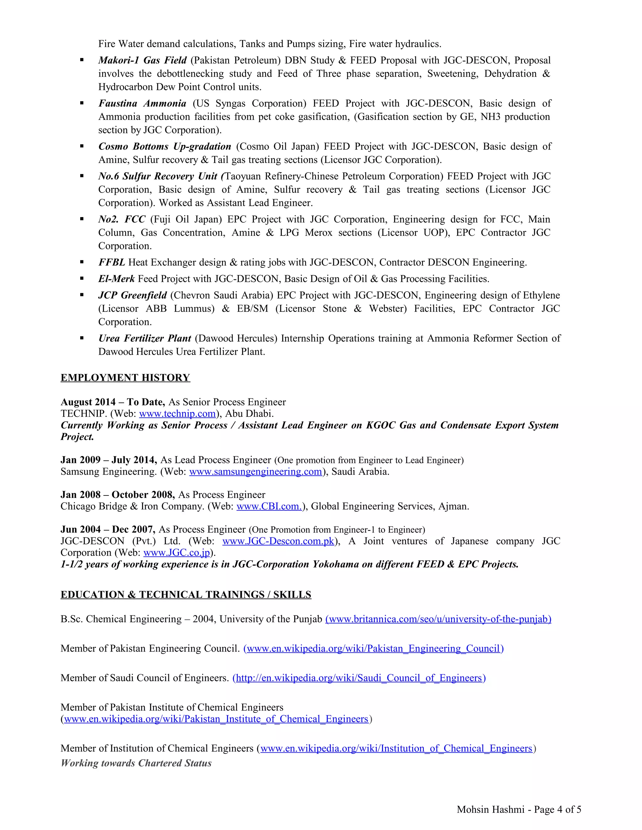 Mohsin Hashmi_Resume | DOC