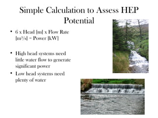 An Introduction to Micro-Hydro Electric Power [Micro-HEP | PPT