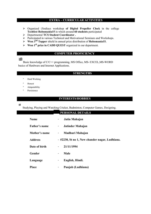JATIN NEW CV | PDF