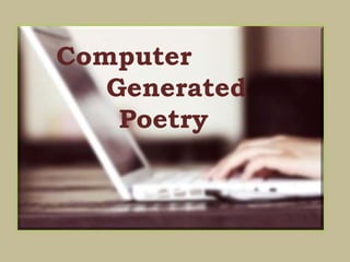 computer poetry | PPSX