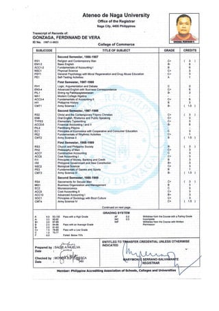 Bachelor's Degree Authenticated Documents | PDF