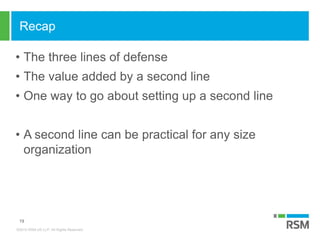 Second line of defense - advantages and set up | PDF