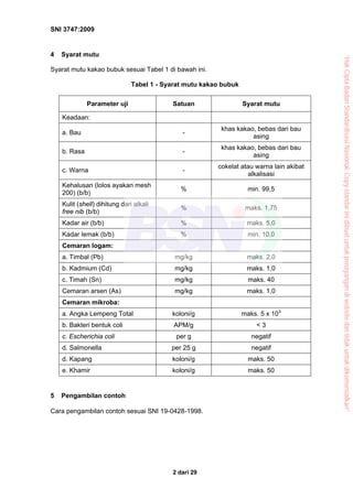 9576 sni 3747 2009 | PDF
