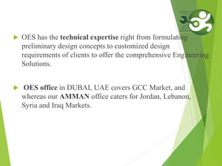 Optimal Engineering Solutions ( OES) . | PPTX | Business | Business and Finance