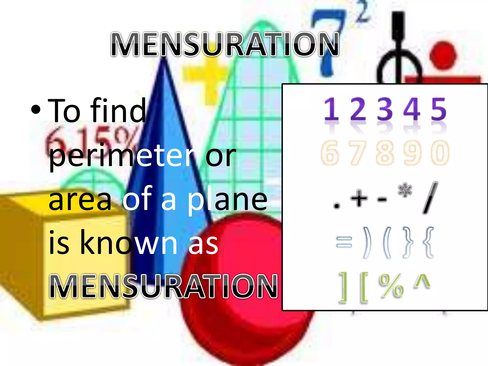 mensuration | PPTX
