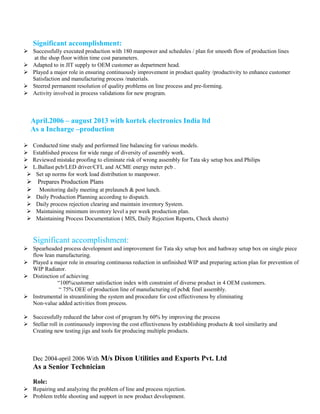 Rakesh burman resume | DOC