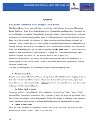 Disneyinshanghai Social Media Campaign Plan | PDF