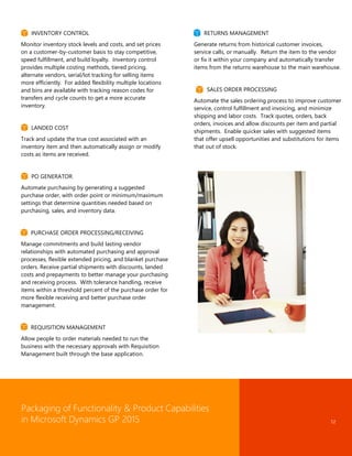 Microsoft Dynamics GP Capabilities Guide 2015_US | PDF