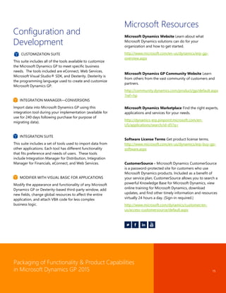 Microsoft Dynamics GP Capabilities Guide 2015_US | PDF