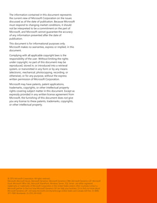 Microsoft Dynamics GP Capabilities Guide 2015_US | PDF