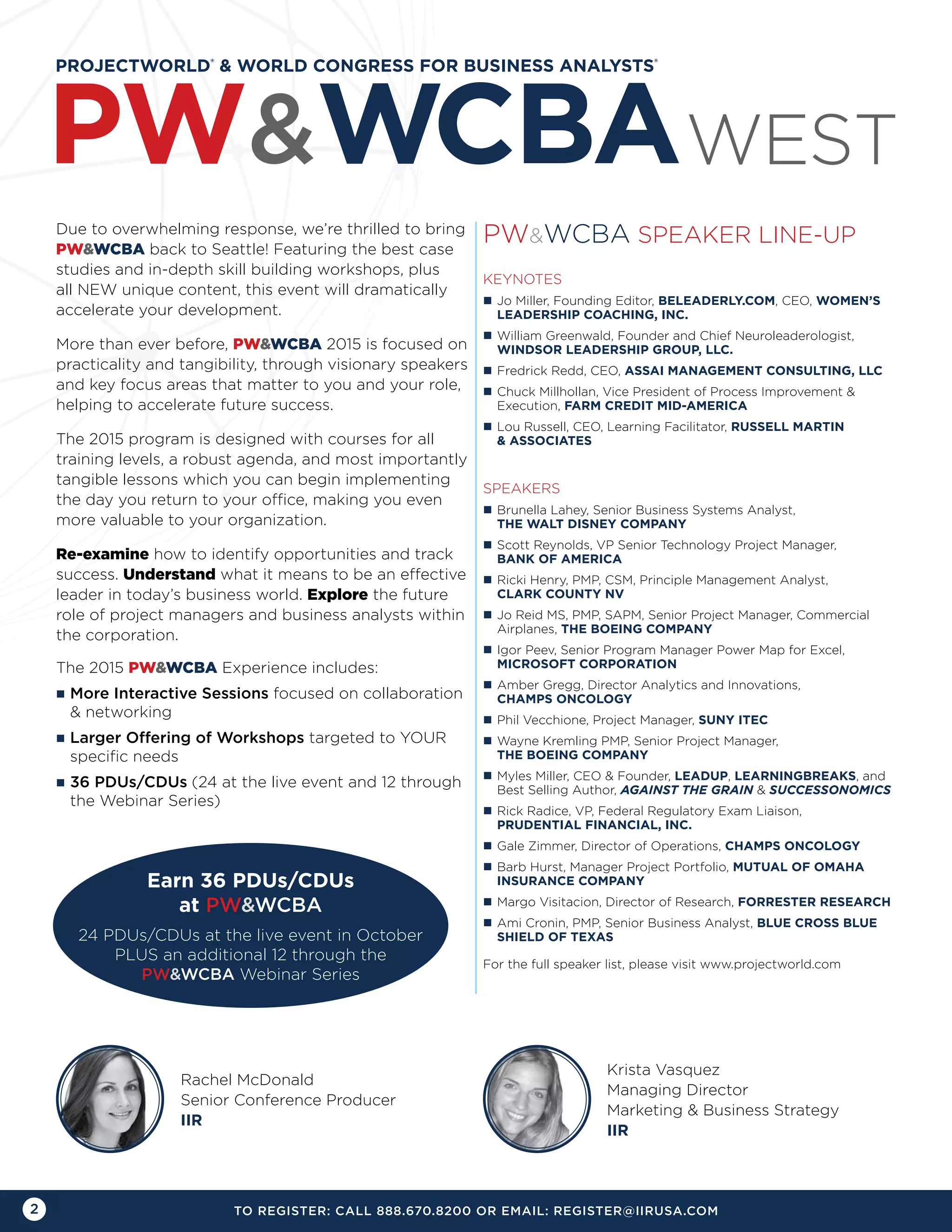 2015 Seattle Conference | PDF