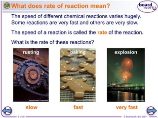 reaction rates | PPT