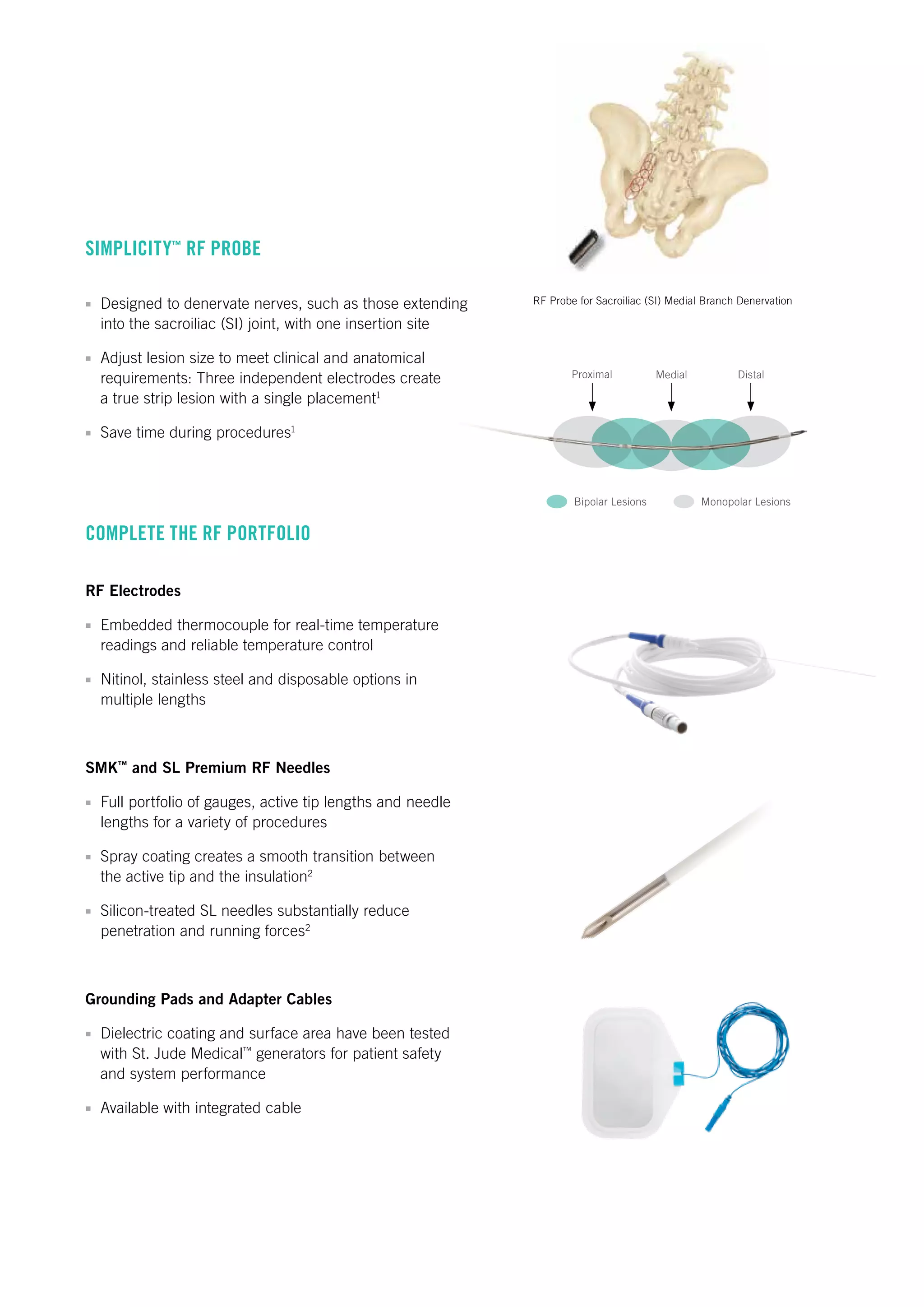 NT2000iX™ RF Generator and Simplicity™ RF Probe | PDF