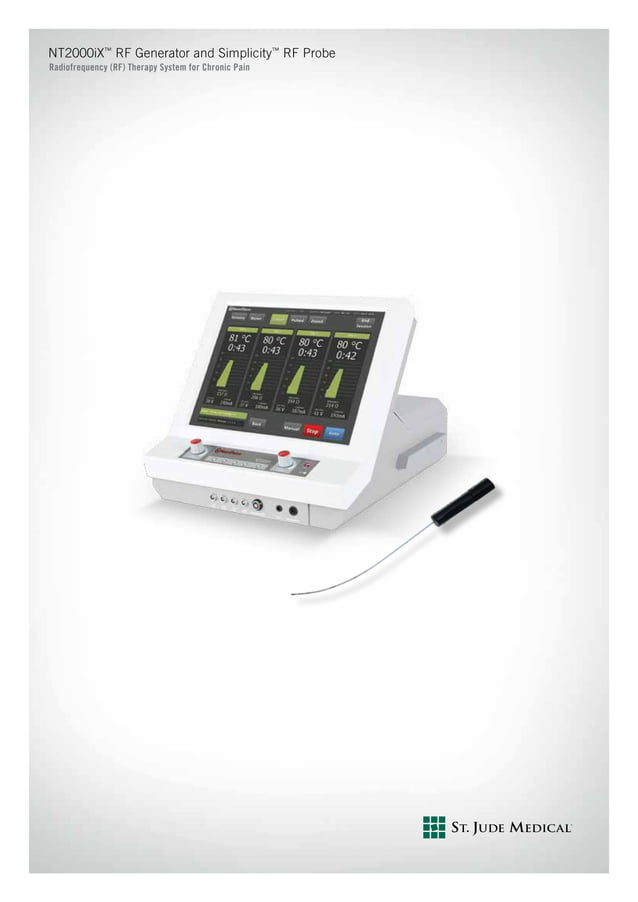 NT2000iX™ RF Generator and Simplicity™ RF Probe | PDF