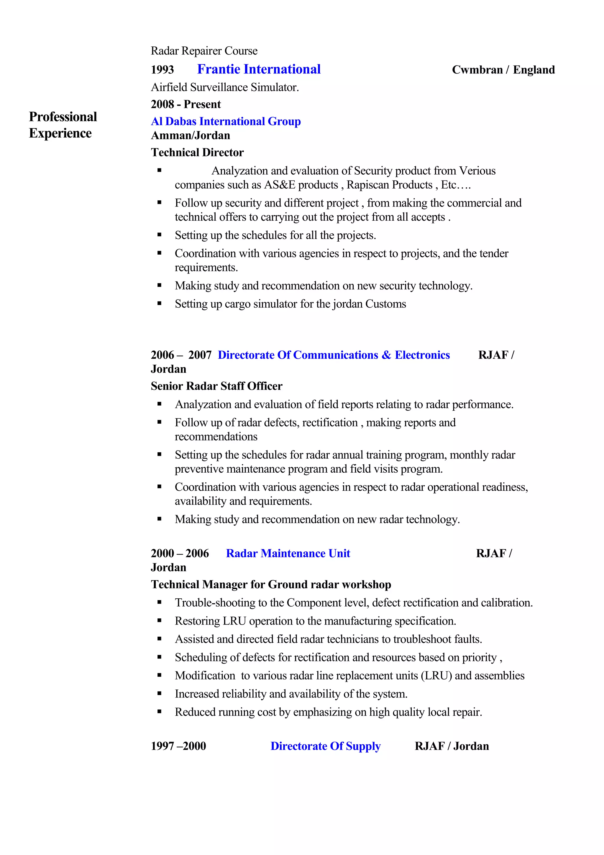 Rada FINAL C.V1 | Computing | Technology & Computing