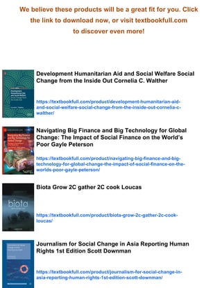 Technology, Social Change And Human Behavior: Influence For Impact ...