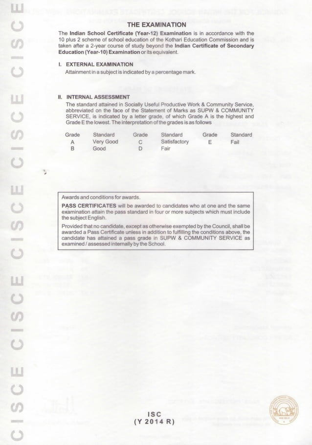 12th Statement of Marks | PDF