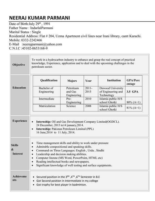 Neeraj Parmani - | PDF