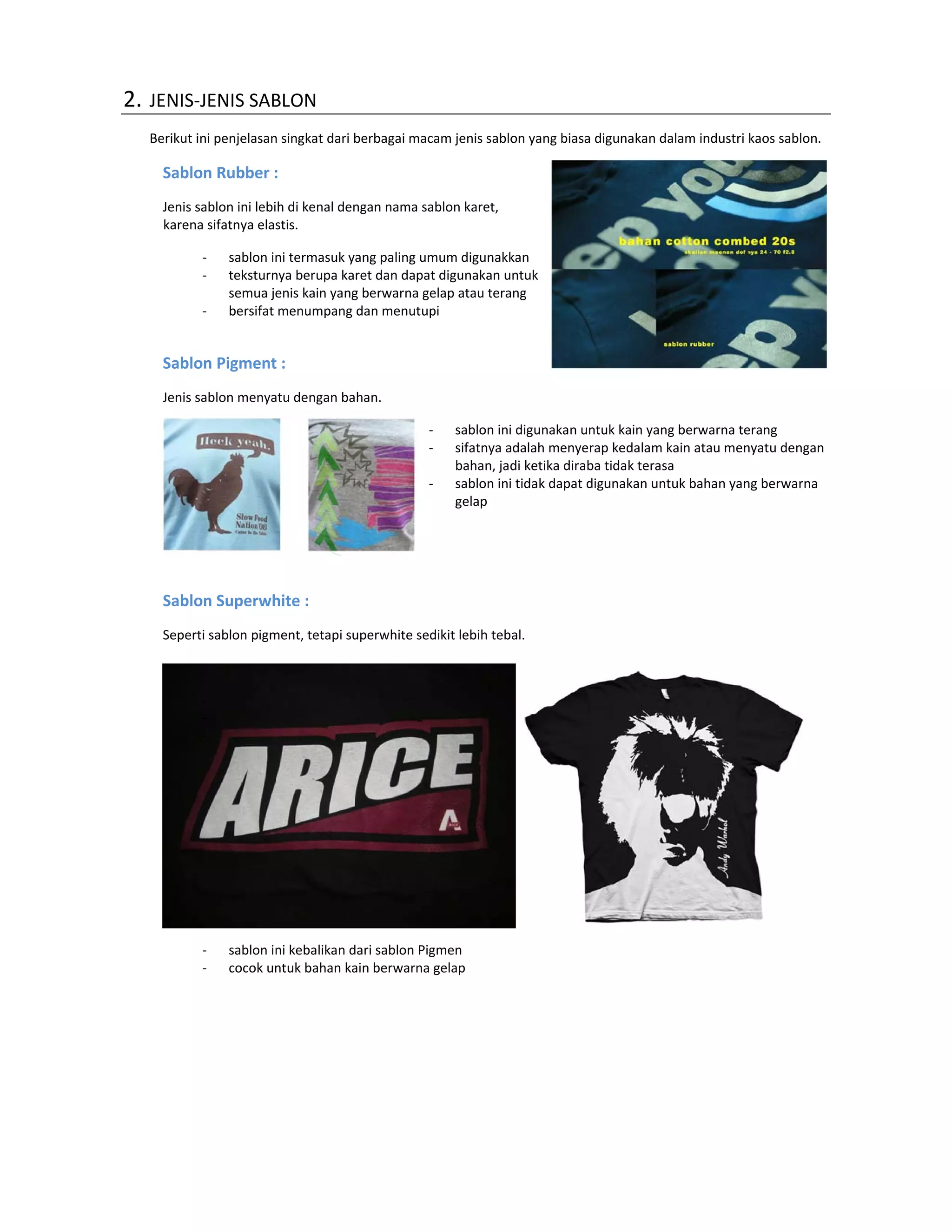 95984688 jenis-sablon-kaos | PDF