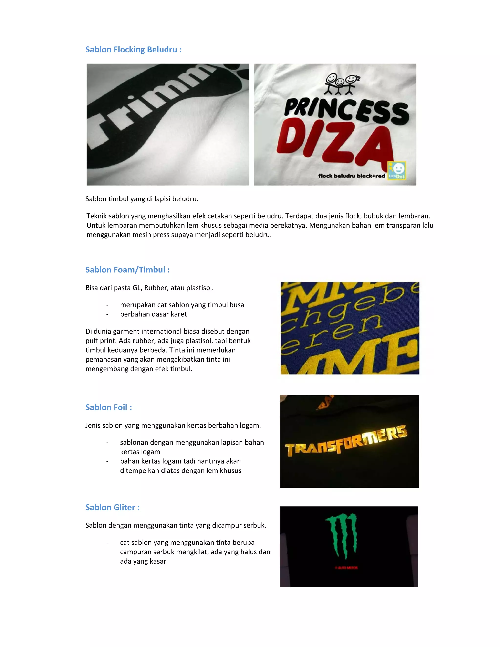 95984688 jenis-sablon-kaos | PDF