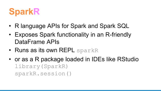 Scalable Data Science With Sparkr Pdf Programming Languages Computing