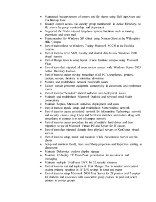 Petroff Robert 8-25-16 | DOCX | IT and Internet Support | Internet