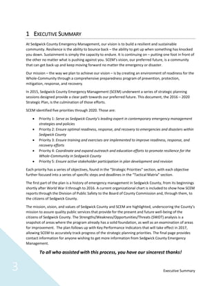 FINAL 2016 - 2020 SCEM Strategic Plan | PDF