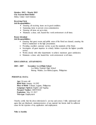 Nino Sarabia cv | DOCX